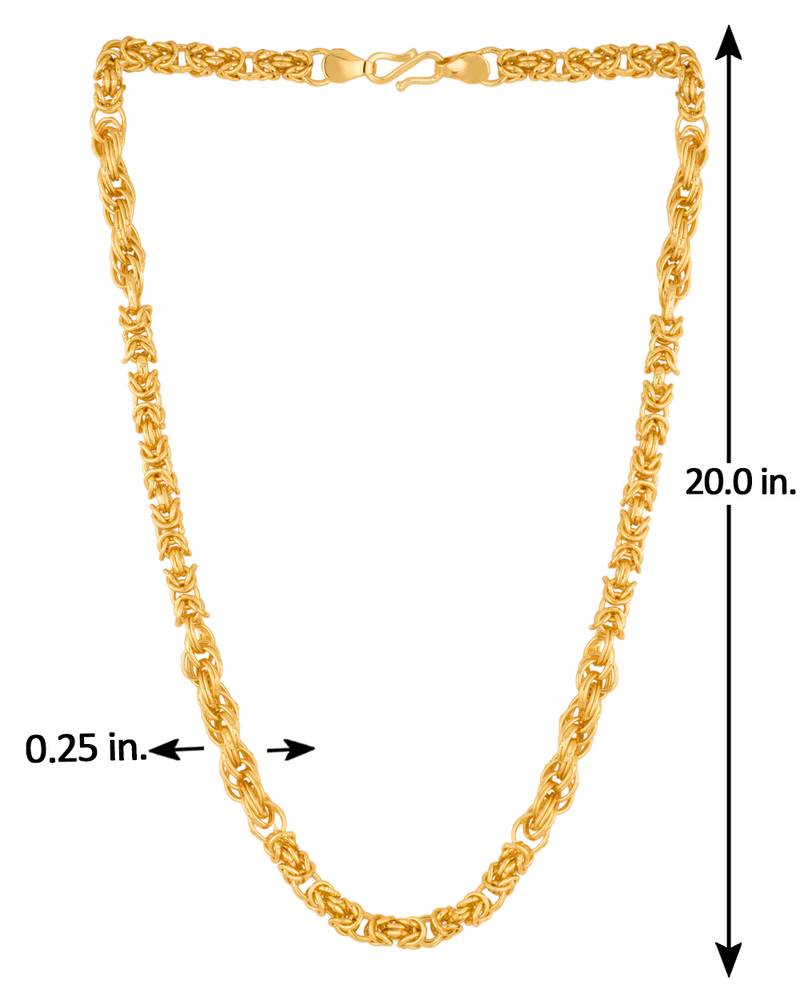 Handmade Striking Dual Cable Link Chain - Voylla - 3091700