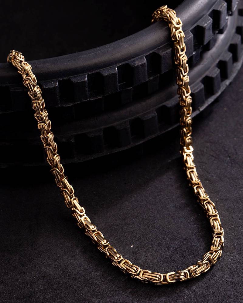 Road Rider Snake Link Chain - Voylla - 3091802