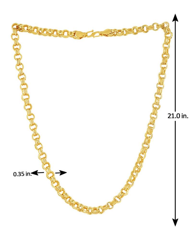 Hand Made Link Pattern Chain - Voylla - 3092727