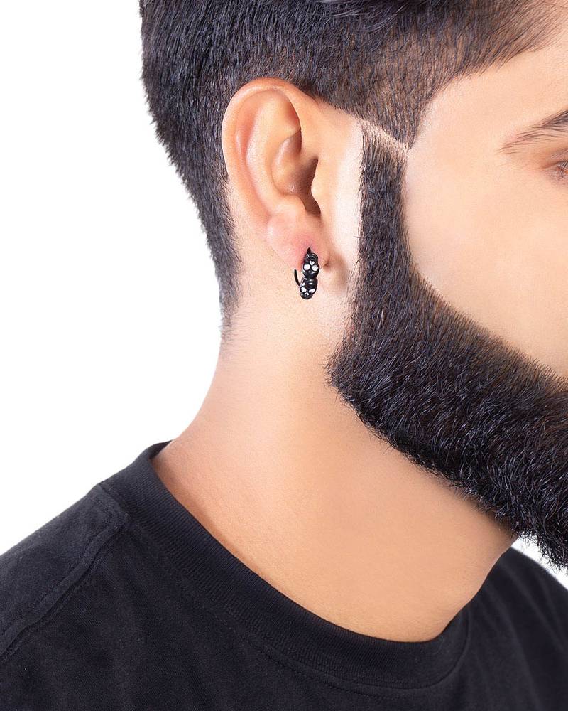 Royal Stud Moustache Earring - Voylla - 3092952