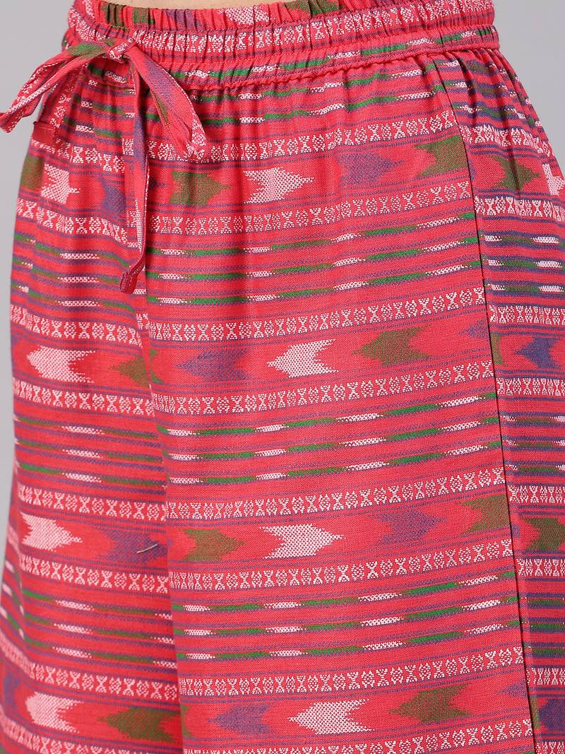 Coral work cotton salwar - Alena - 3094569