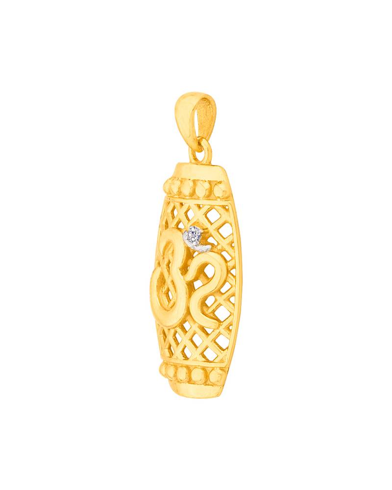 Cutwork Design OM Spiritual Saga Pendant - Voylla - 3097804