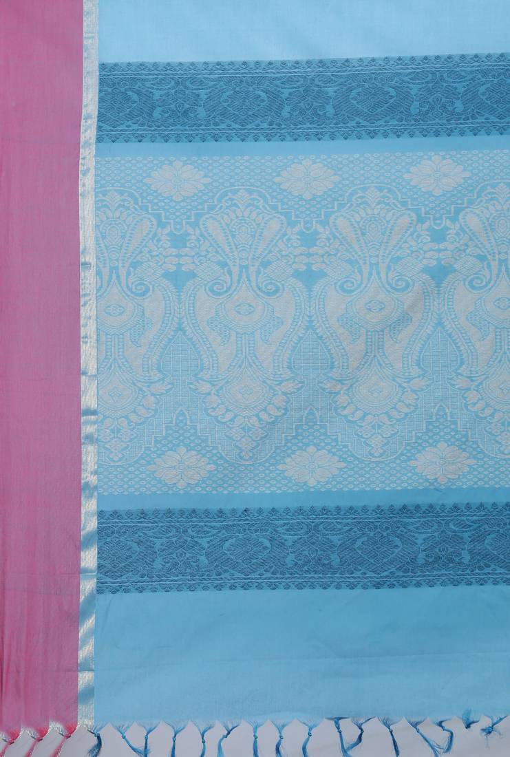 CLASSICATE from the house of The Chennai Silks Women's blue Madurai ...