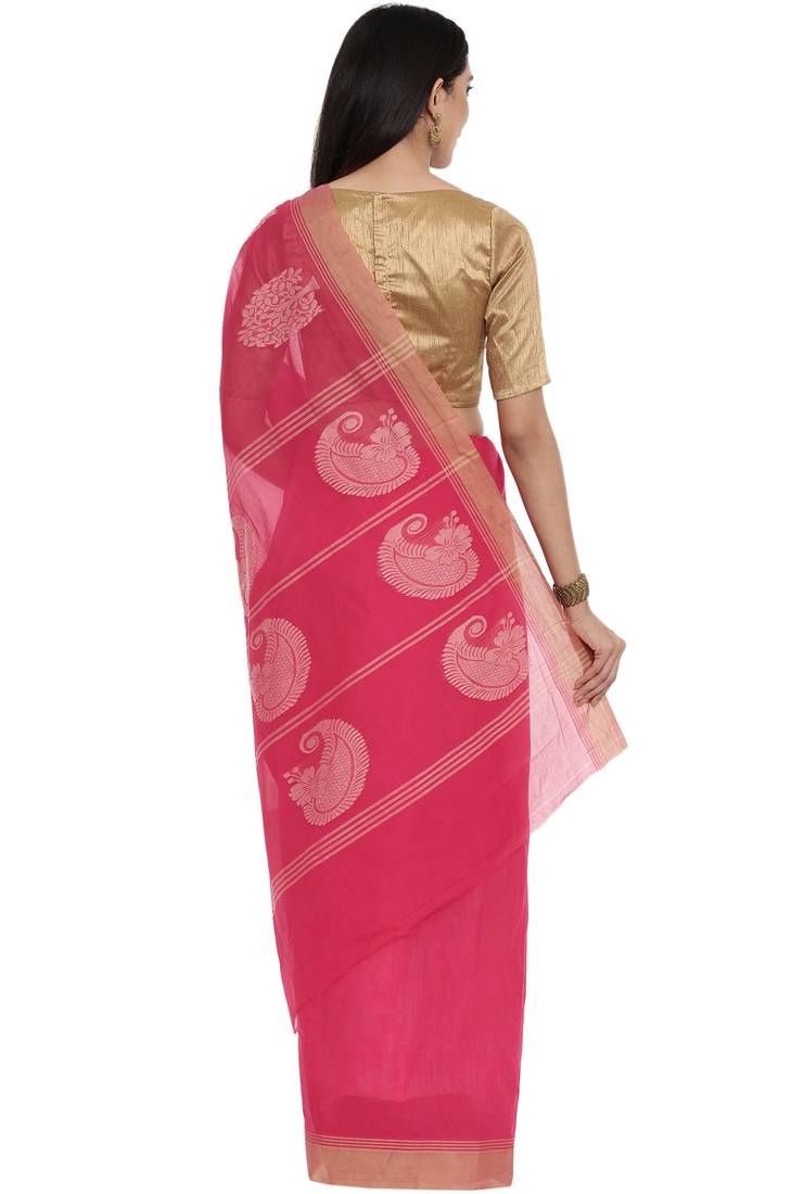 CLASSICATE from the house of The Chennai Silks Women's pink Madurai ...