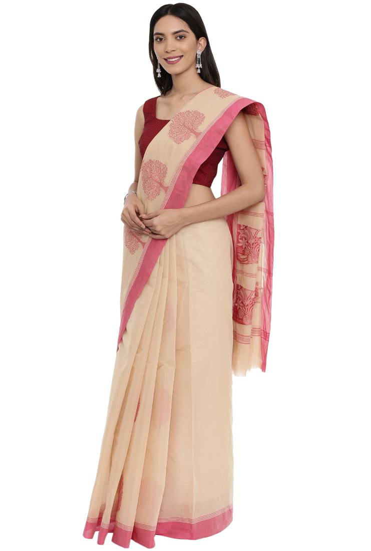 CLASSICATE from the house of The Chennai Silks Women's beige Madurai ...