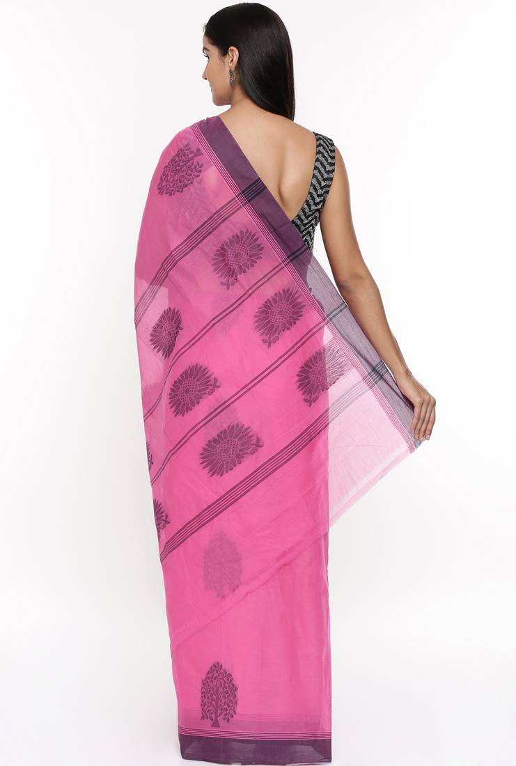 CLASSICATE from the house of The Chennai Silks Women's pink Madurai ...