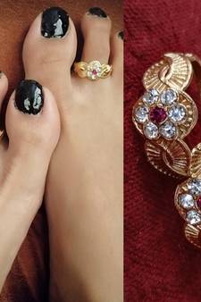 Shop Indian Toe Rings, Jodavi Designs Online for Women | Mirraw