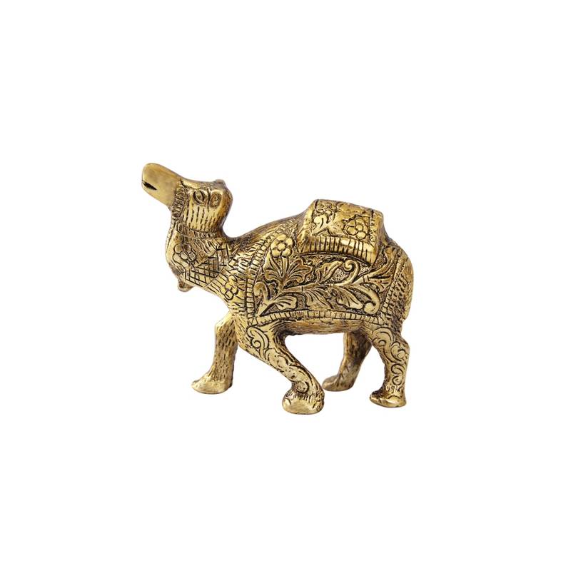 Kathidar camel Antique golden finish in metal - Handicrafts Paradise ...