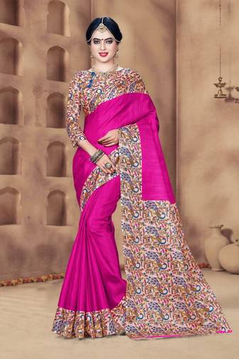 Printed Saree: Buy Printed Sarees Online at All Fabrics