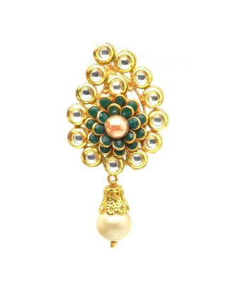 Gold Plated Brooch For Men - Radhesh Creation And Jewellery - 3130316
