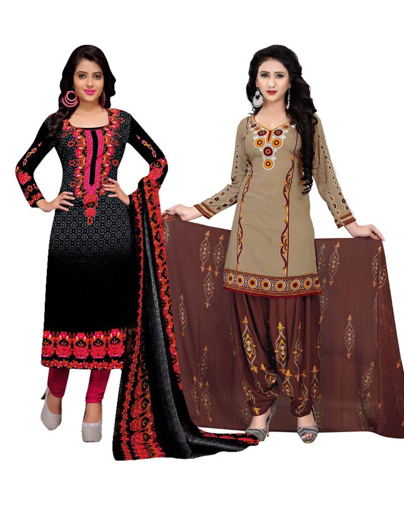 Black Printed Cotton Salwar - Rajnandini - 3152749