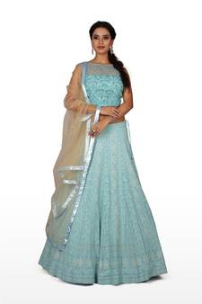 Turquoise Lehengas - Buy Turquoise Lehenga Designs Sets Online at Best ...