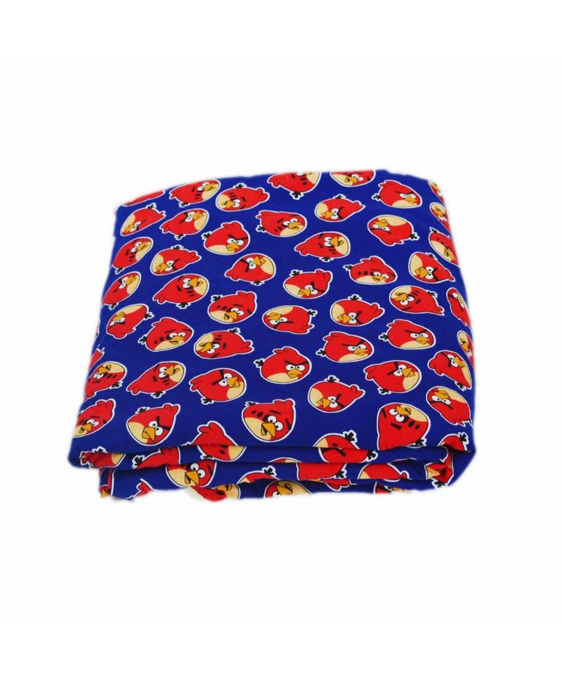 Red Blue Angry Birds Kids Single Bed Reversible AC Blanket ...