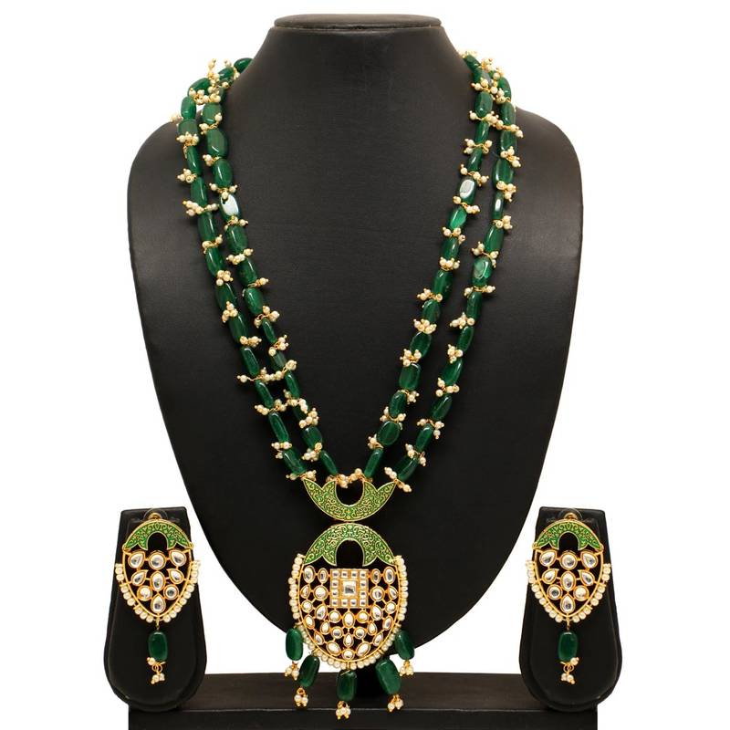 Green necklace-sets - Jaipur Mart - 3180830