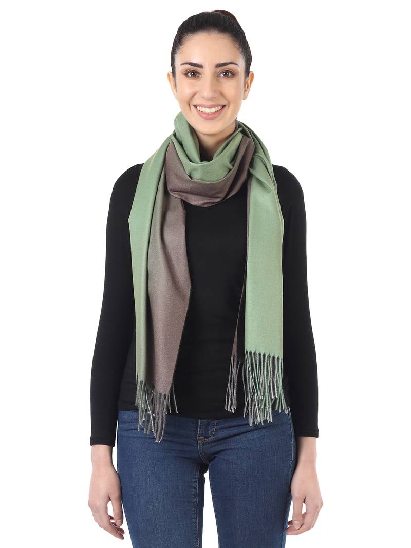 Women's Green wool scarf - MUFFLY - 3182527