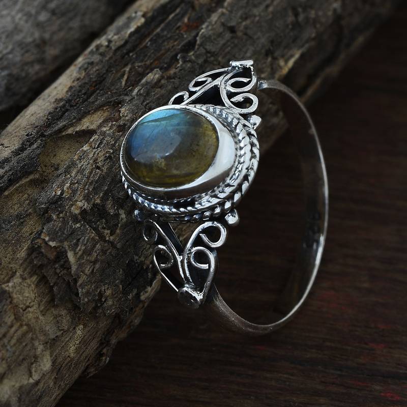 Multicolor Quartz Sterling Silver Rings - Mahal Jewels - 3184759