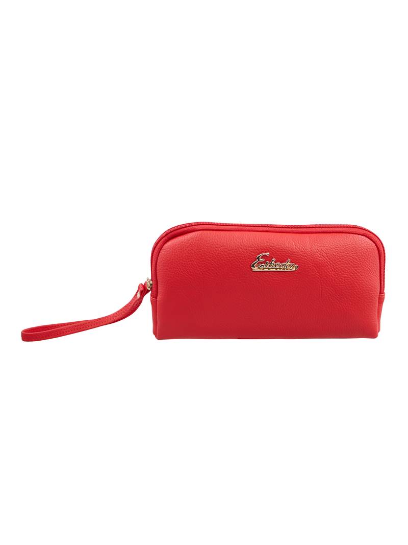 Esbeda Red Color Solid Pu Synthetic Material Pouch For Womens - ESBEDA ...