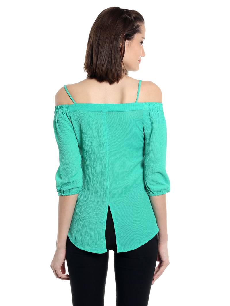 Green printed polyester tops - 109F & Fusion Beats - 3202928