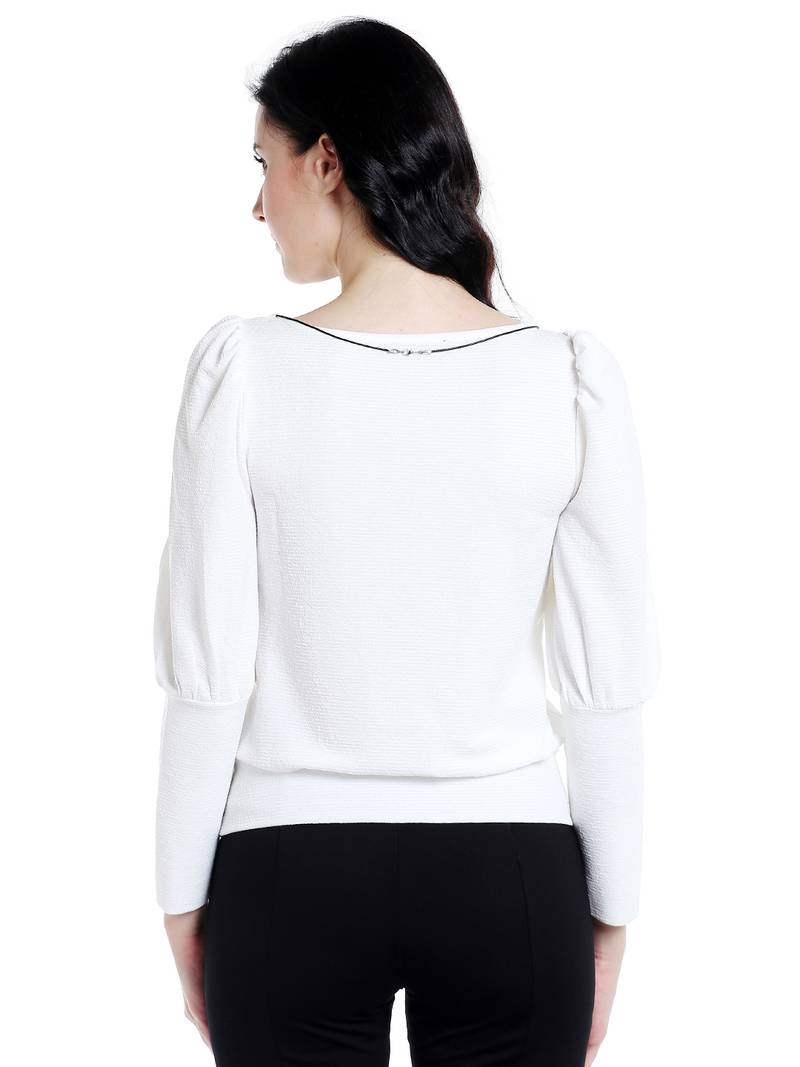 White printed polyester tops - 109F & Fusion Beats - 3202970