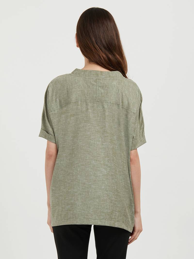 Green printed polyester tops - 109F & Fusion Beats - 3206888