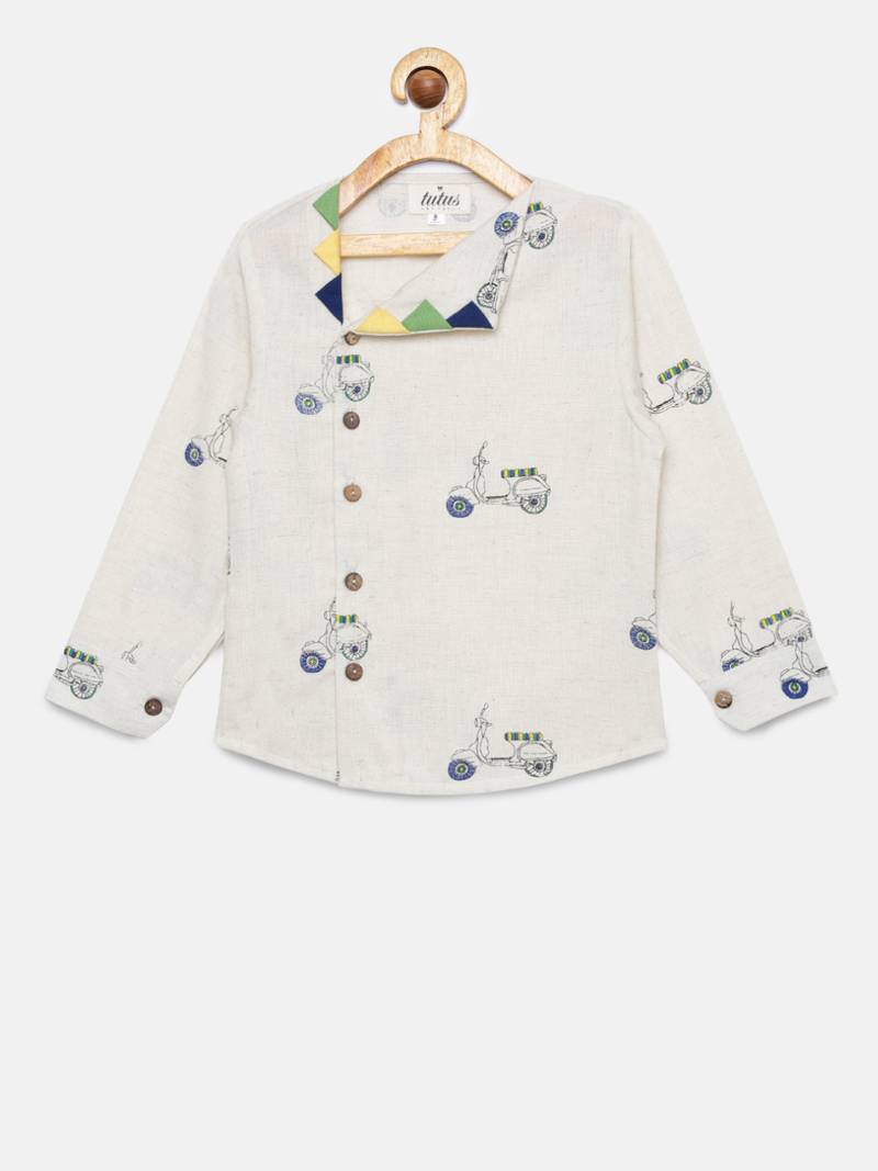 Scooter Print Shirt And Baloon Pants - Tutus By Tutu - 3237111