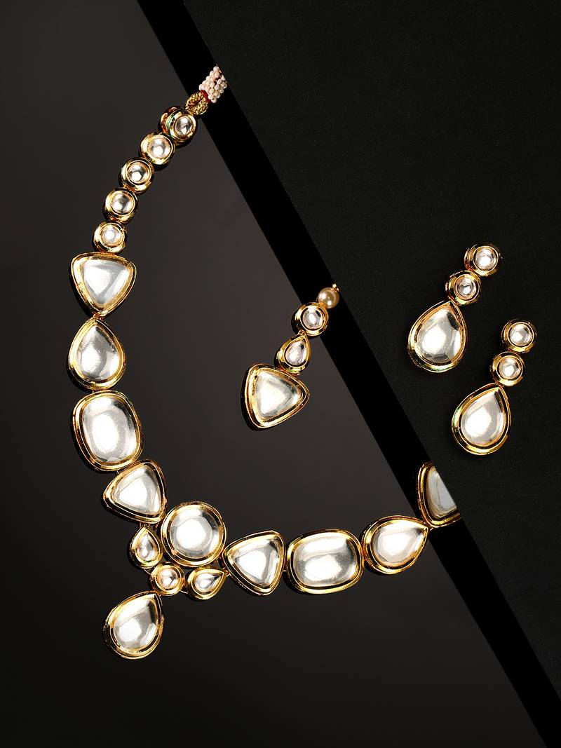 White necklace-sets - Priyaasi - 3238937