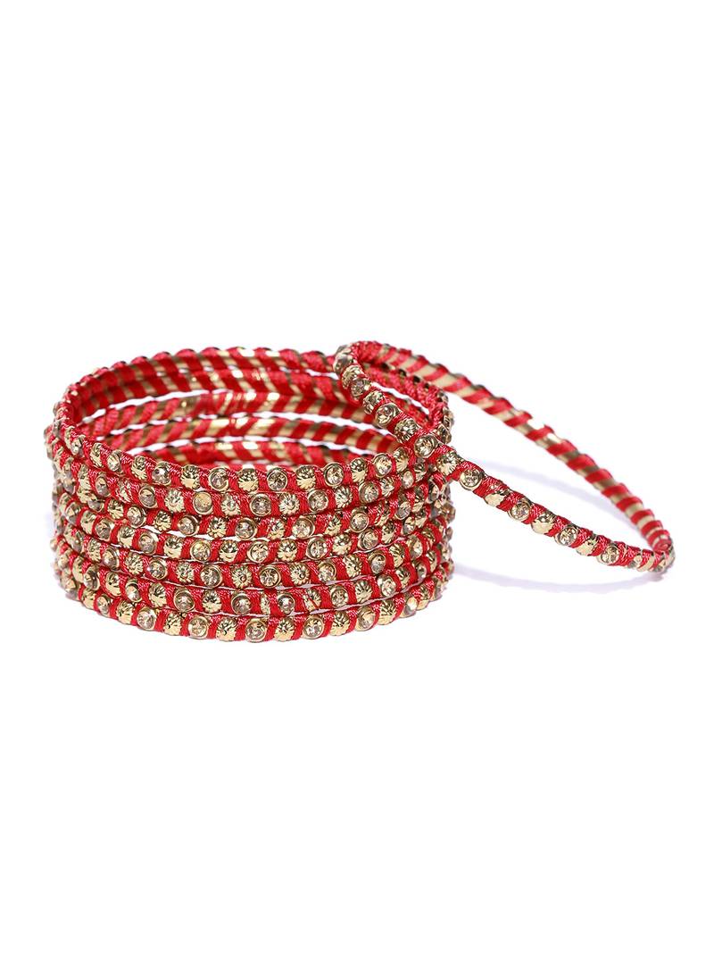 Maroon bangles-and-bracelets - Priyaasi - 3239205