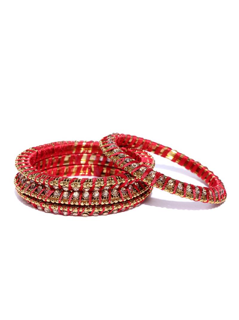 Maroon bangles-and-bracelets - Priyaasi - 3239210