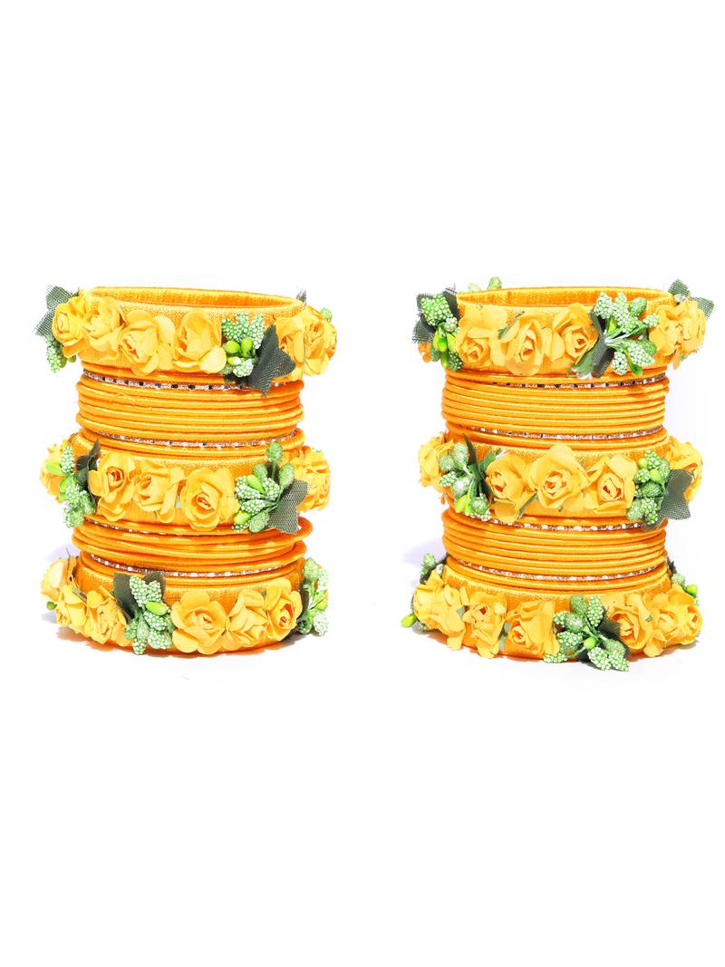 Yellow bangles-and-bracelets - Priyaasi - 3239387