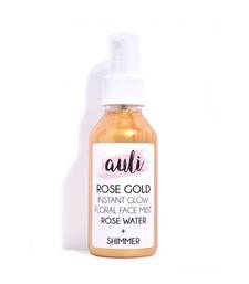 Auli Lifestyle Rose Gold Instant Glow Floral Face Mist 120ML - Auli ...