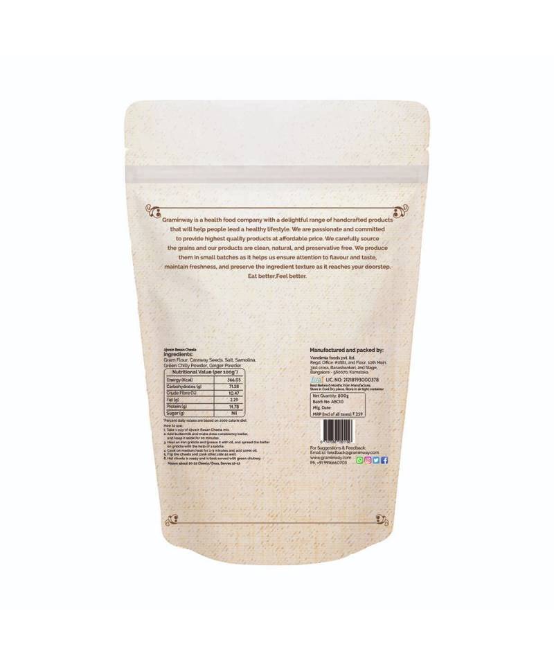 Ajwain Besan Cheela Mix and Dosa Mix - Graminway - From The Roots - 3243233