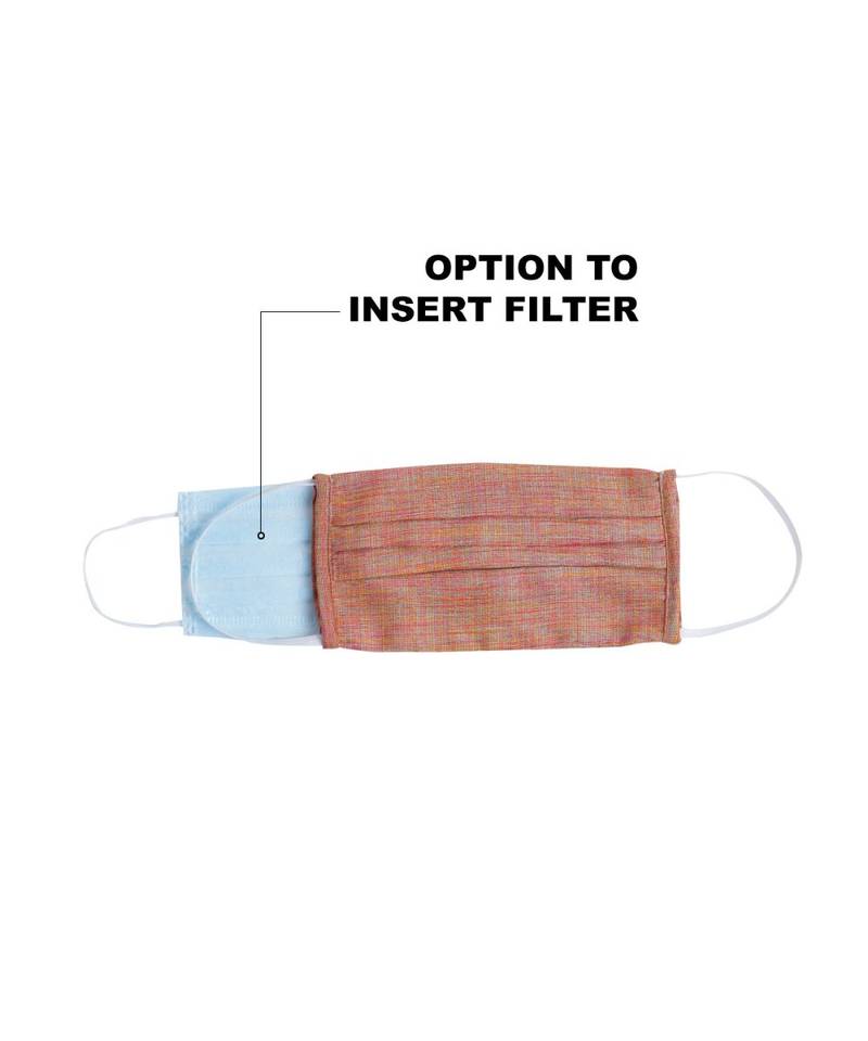 rust face mask - Jaipur Kurti - 3244389