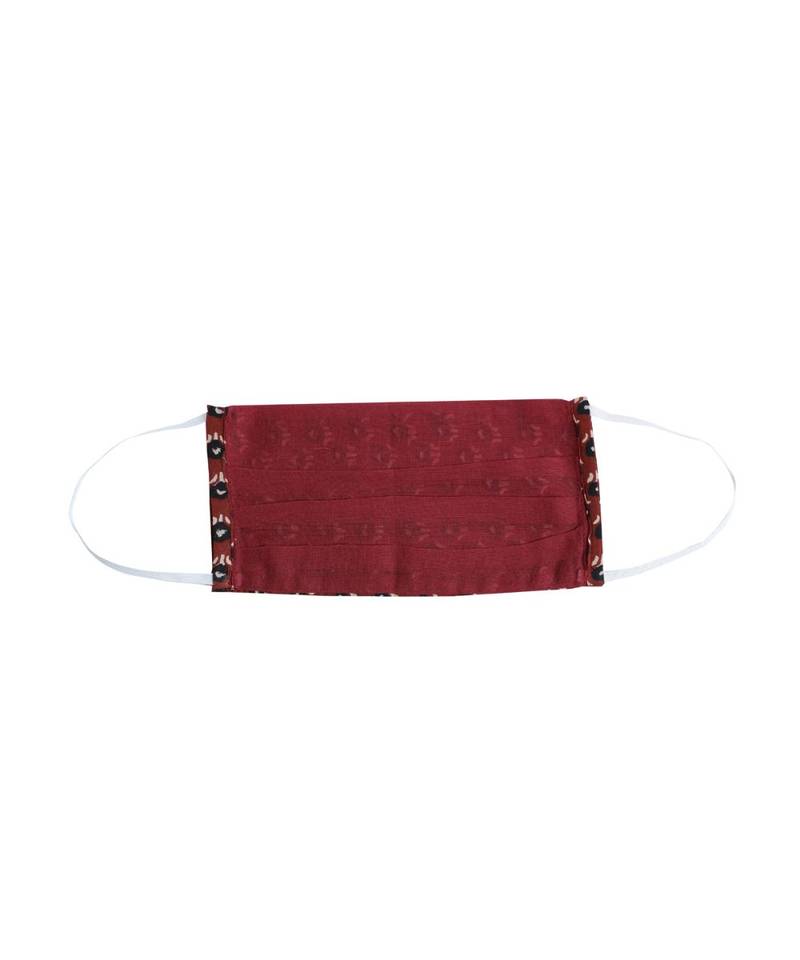 maroon face mask - Jaipur Kurti - 3244397