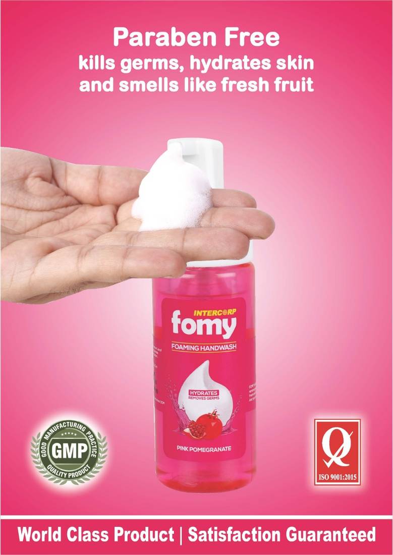 160 ml Pink Pomegranate Antibacterial Soft Refreshing Foam Hand Wash ...
