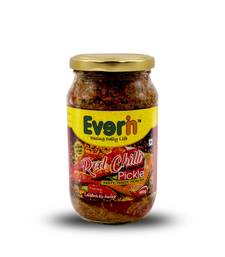 400 gm Tasty Tangy and Ticklish Red Chilli Pickle By Everin - Everin ...