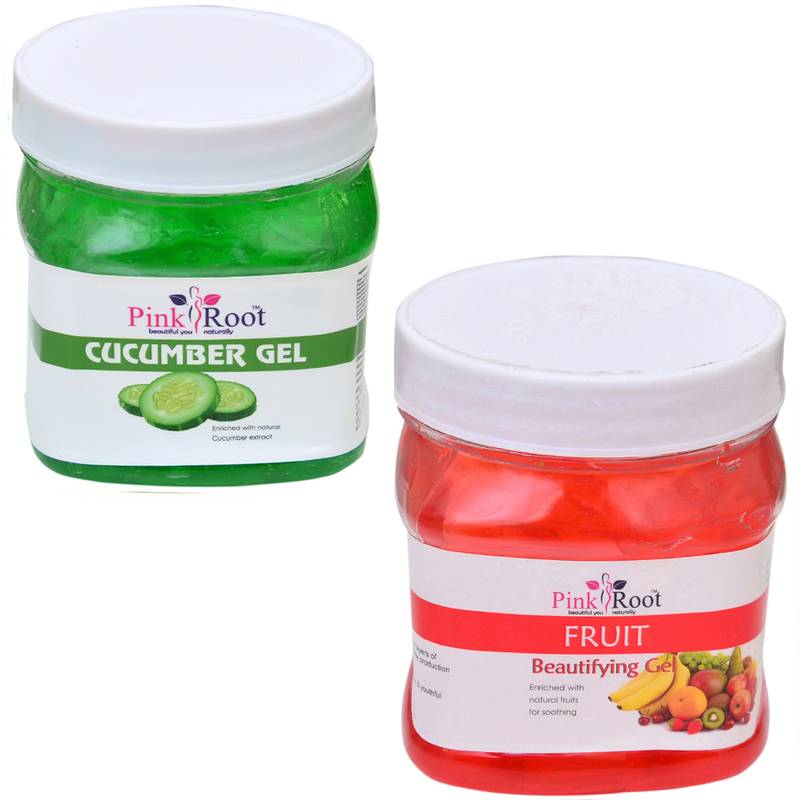 500gm Cucumber Gel With 500gm Fruit Gel By Pink Root - PINK ROOT - 3250673