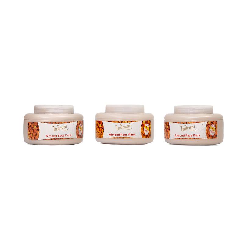 Almond Face Pack 250g - INDRANI - 3256402