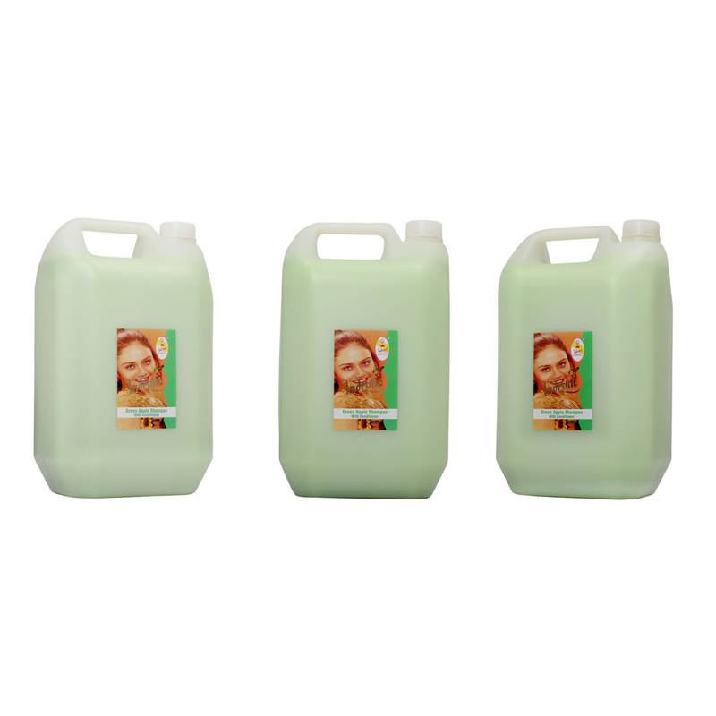 Green Apple Shampoo With Conditioner 5 litre - INDRANI - 3256515