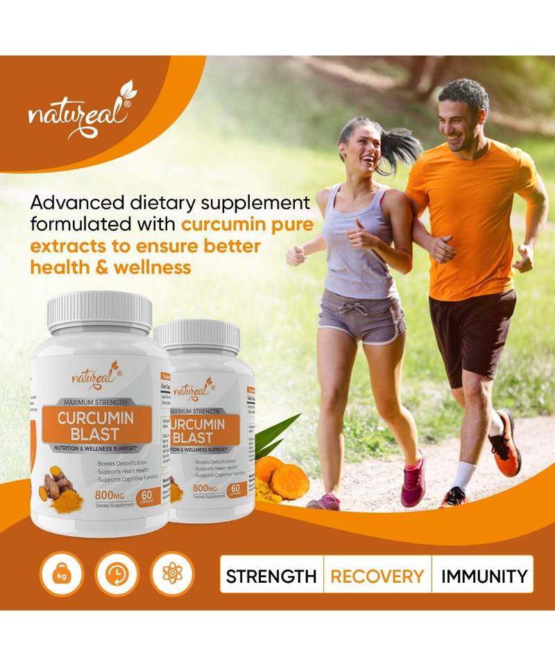 Curcumin Extract 800 Mg Capsules For Enhanced Bioavailability ...