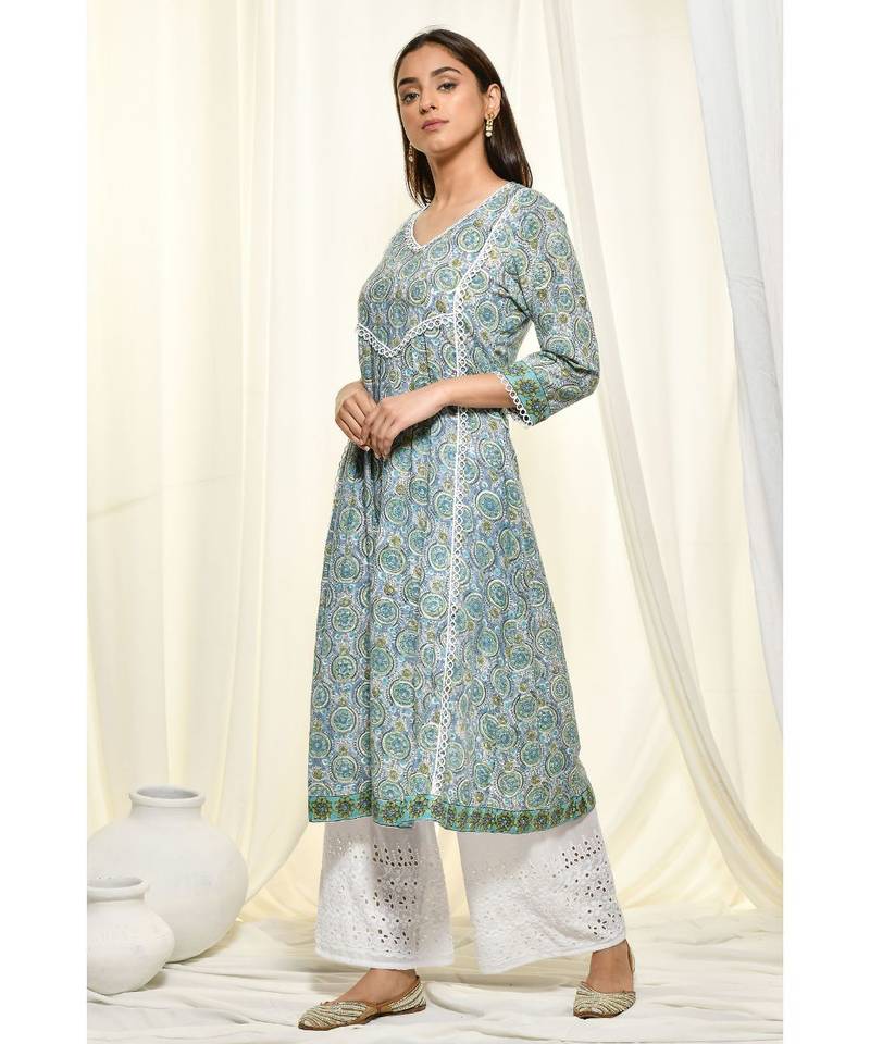 Pink Set with Scalloped Pants and Frill Dupatta - ZUMAIRA INTERNATIONAL ...