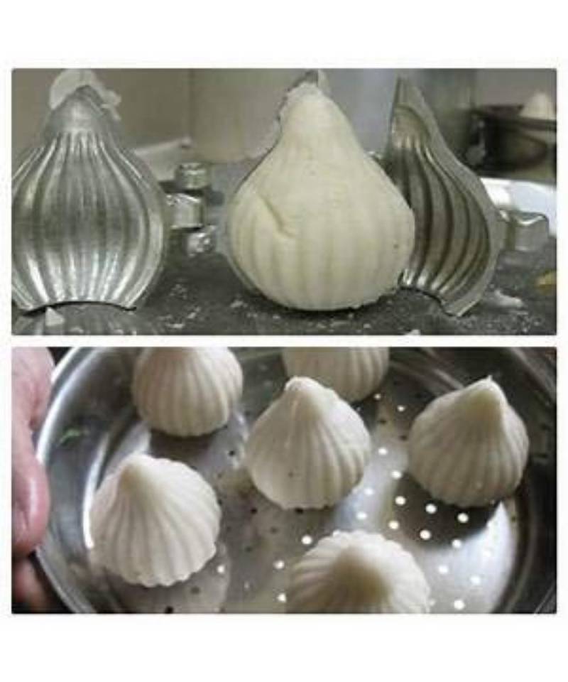 Aluminum Modak Moulds, Pack of 1, Size: 5 cm (Medium) - Disha - 3274161