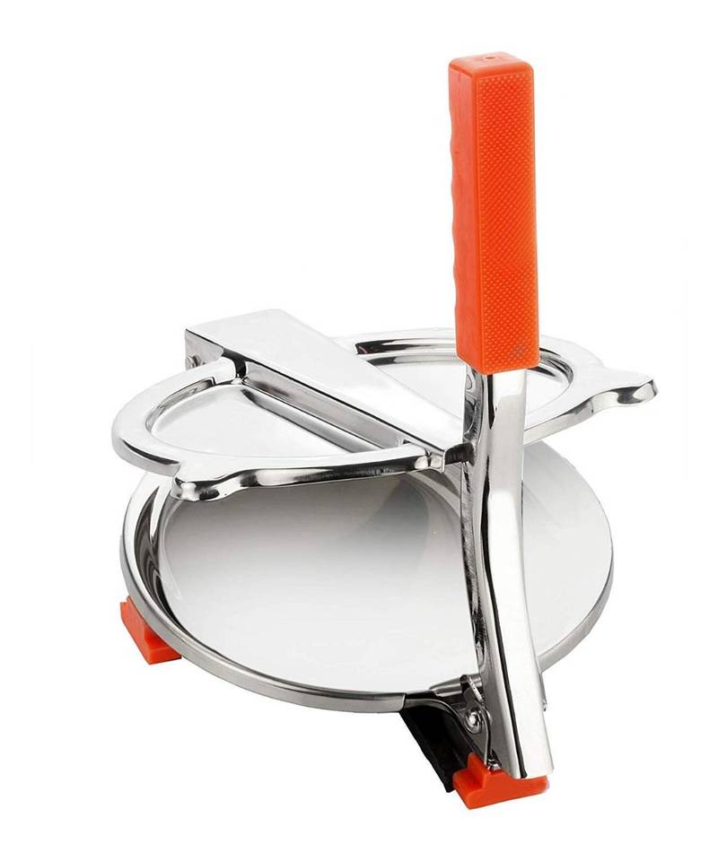 Stainless Steel Puri poori Maker Press Machine with PRE Fitted Handle,6 ...
