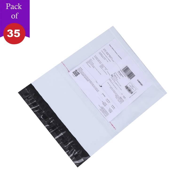 pack of 35 Economy Polybag 10x8(10x8 inches) with Document Pouch POD ...