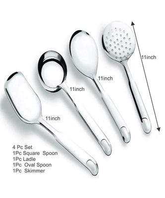 Pride Premium Quality Serving Spoon Set - Kitchen Tools Set (4Pc ...