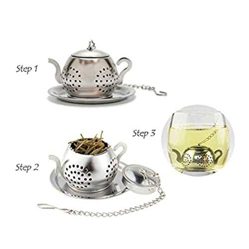 Green Tea Kettle Shape Green Tea Infuser Coffee Mesh Ball Infuser ...