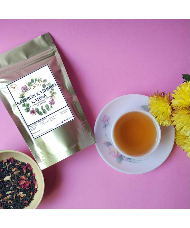 Saffron Kashmiri Kahwa 100 gms - teaGraft - 3288453