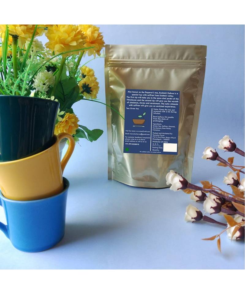 Saffron Kashmiri Kahwa 100 gms - teaGraft - 3288453
