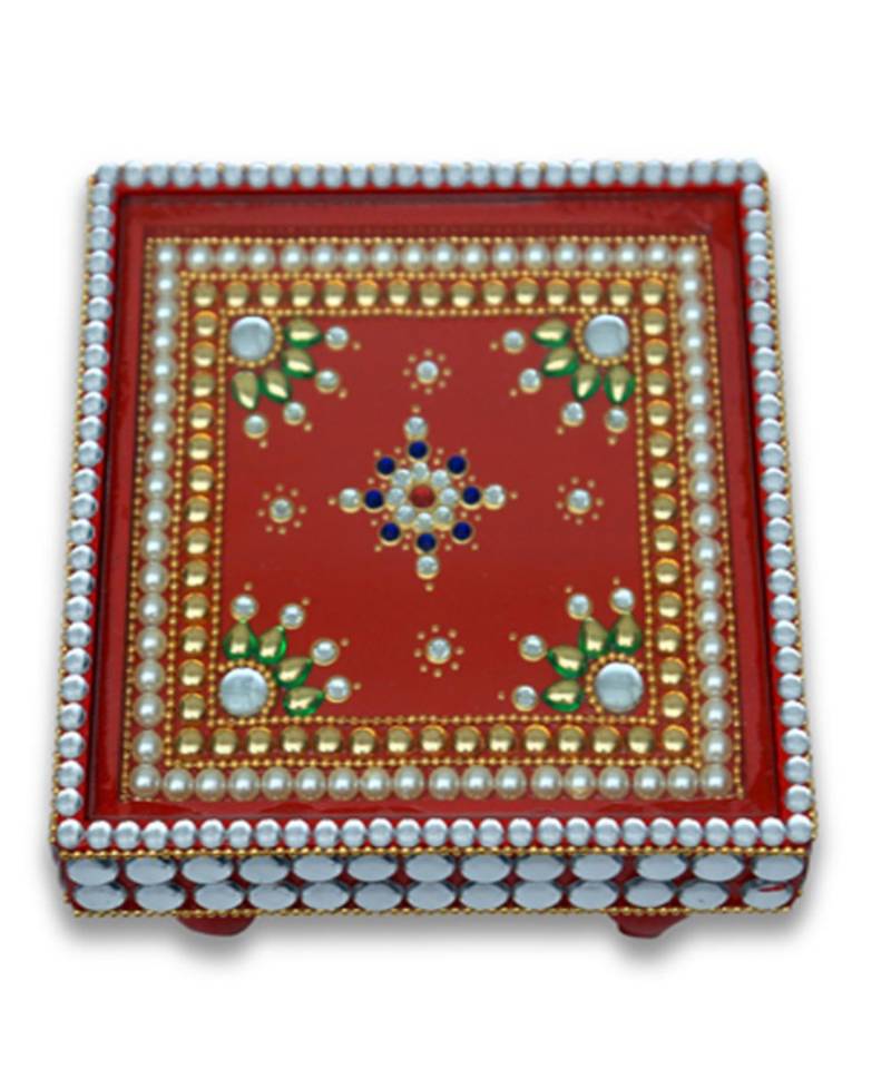 Red colour Site with four Bases(Bajoth) for pooja - Shree Enterprise ...