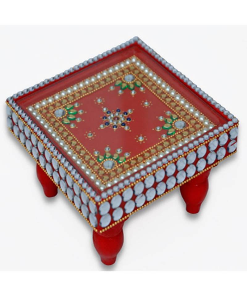 Red colour Site with four Bases(Bajoth) for pooja - Shree Enterprise ...