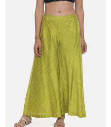mayank modi Neon Green,cotton silk slub palazzo - MAYANK MODI FASHIONS ...